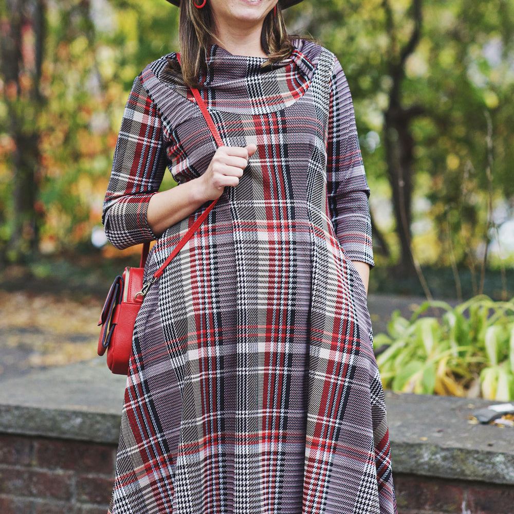 Claire Dress - Classic Plaid – karina dresses
