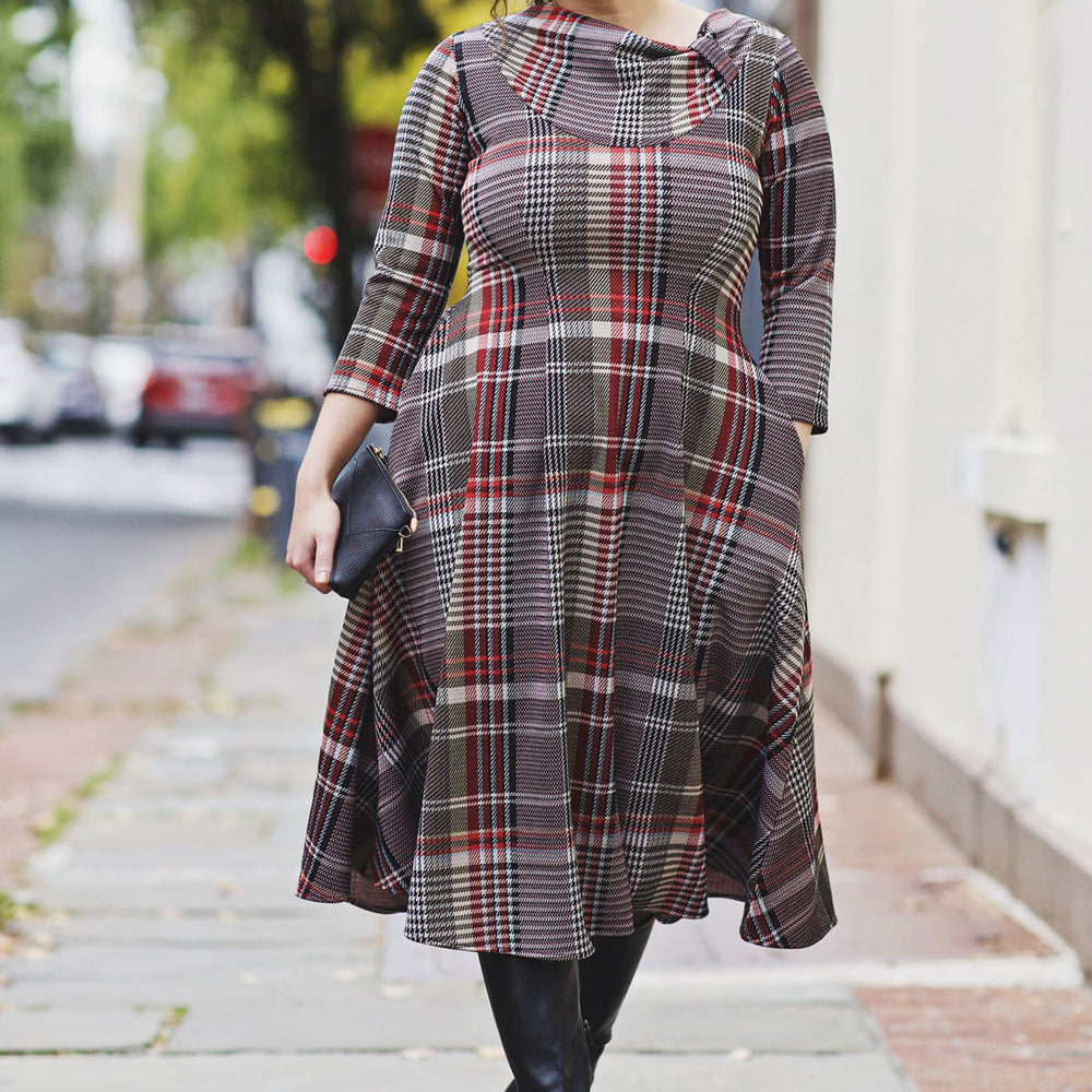 Claire Dress - Classic Plaid – karina dresses