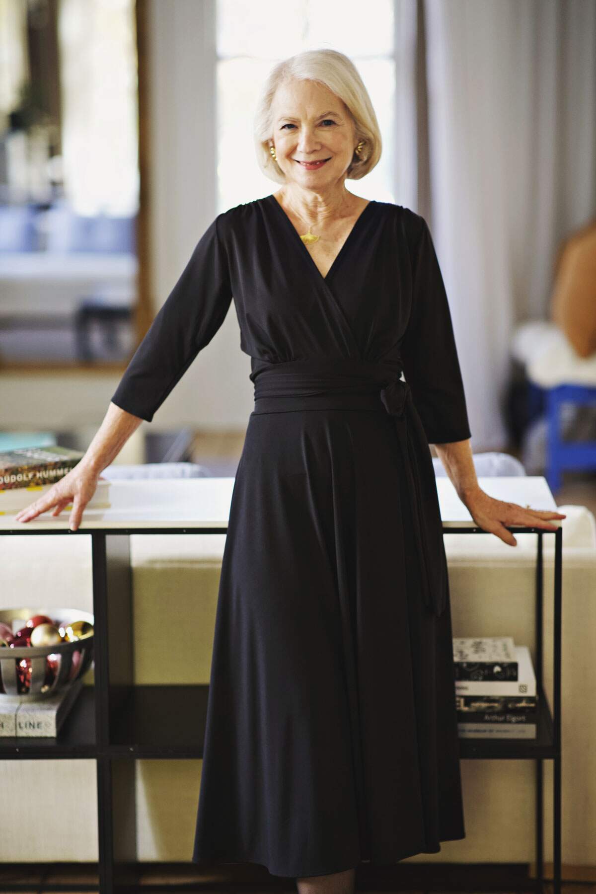 Margaret Dress (3/4 Sleeves) - Black – karina dresses