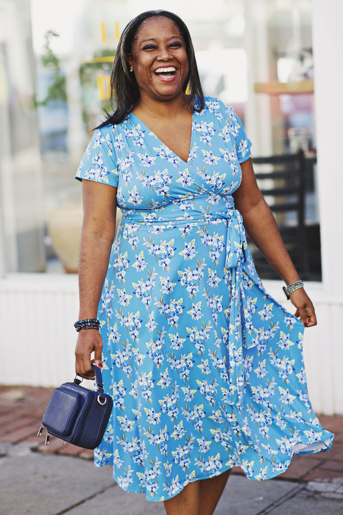 Margaret Dress - Summertime Blues [FINAL SALE] – karina dresses